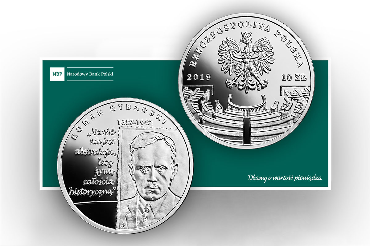Nowa moneta kolekcjonerska NBP: Wielcy polscy ekonomiści – Roman Rybarski
